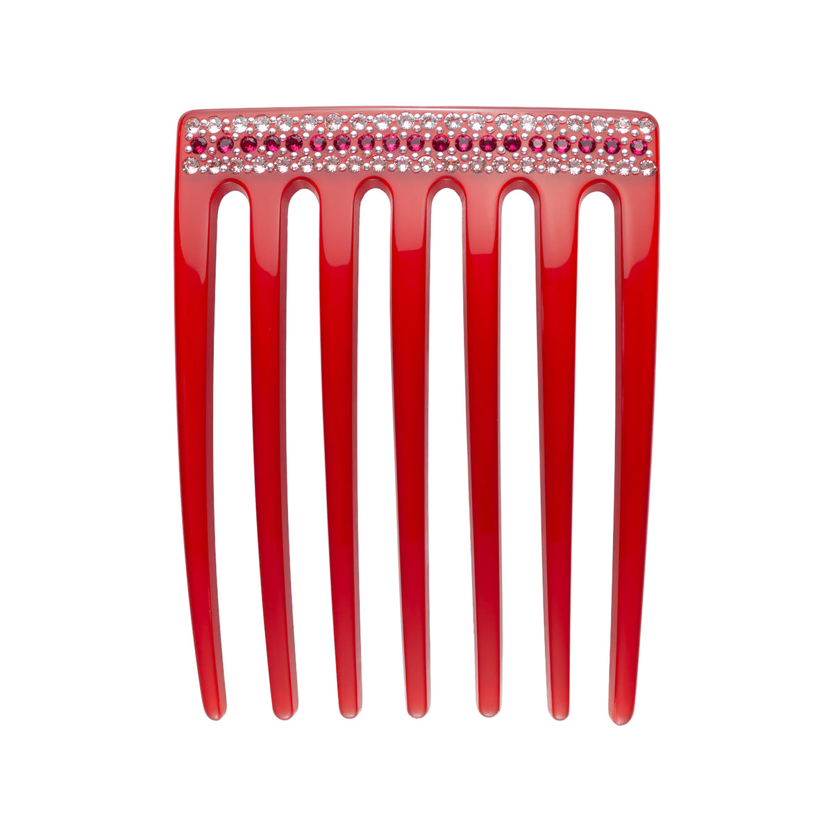 7 teeth side comb decorated with European crystals – Alexandre Zouari